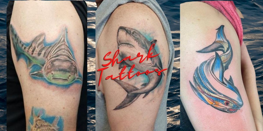 devil shark tattoo