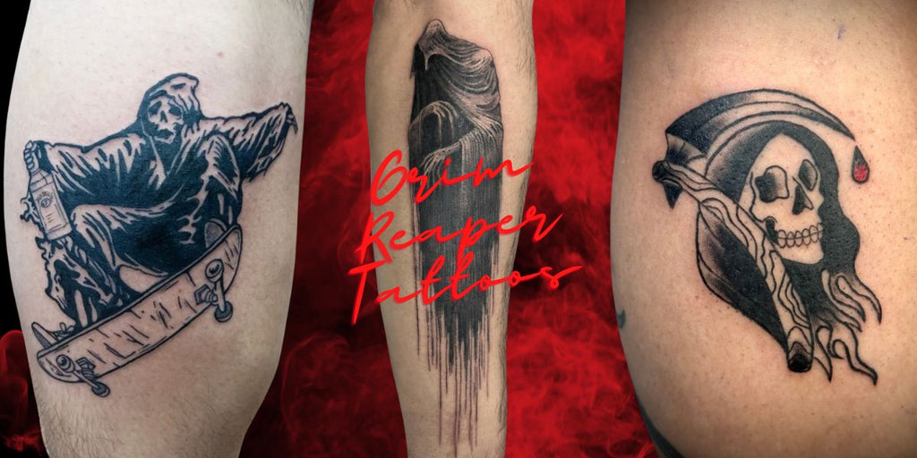 Grim Reaper Back Tattoo Designs