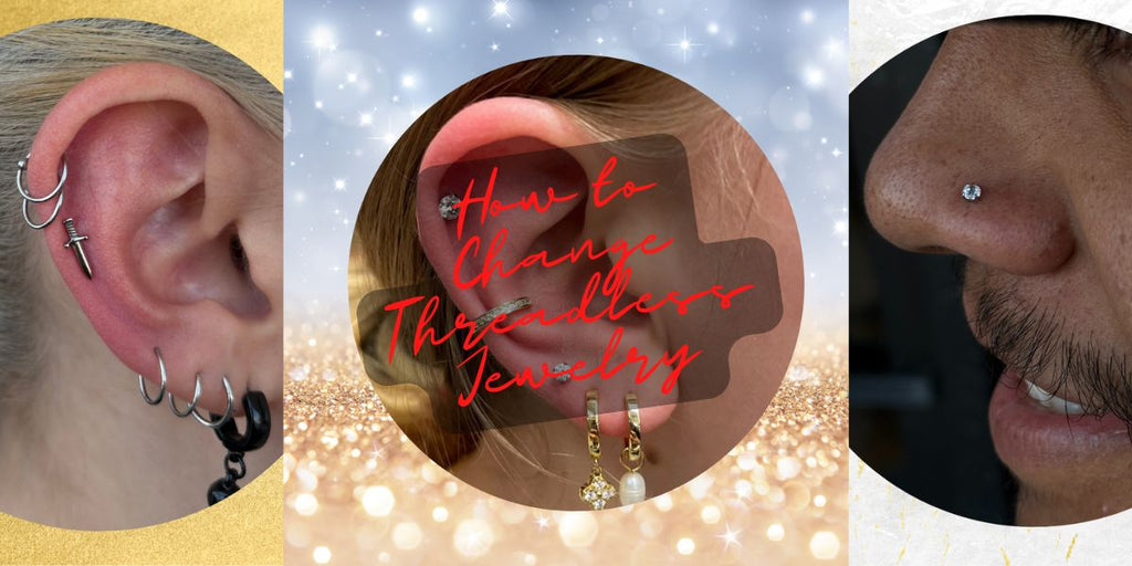 How to Change Threadless Jewelry: Guide to Changing Threadless Studs ...