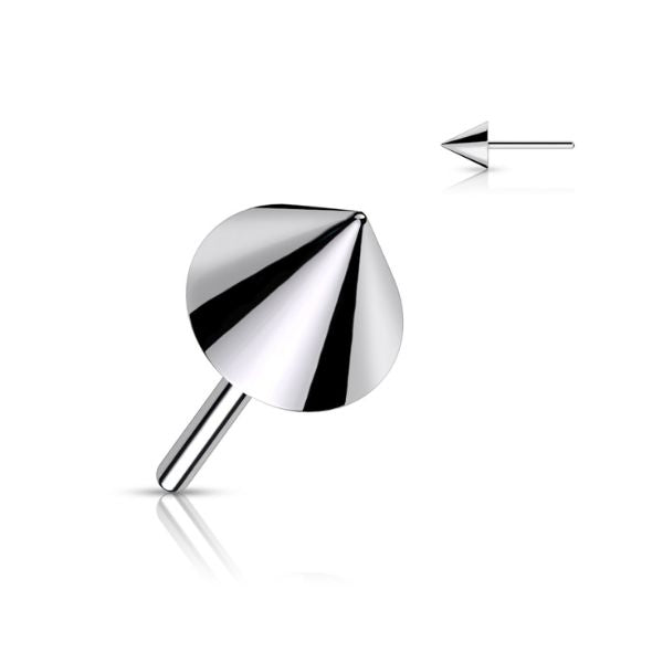 Titanium Threadless Spike Top with Titanium Backing – MrInkwells